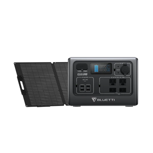 BLUETTI AC60 Portable Power Station For Camping| 600W 403Wh, 4 Ways To Recharge (AC/Solar/Car ...