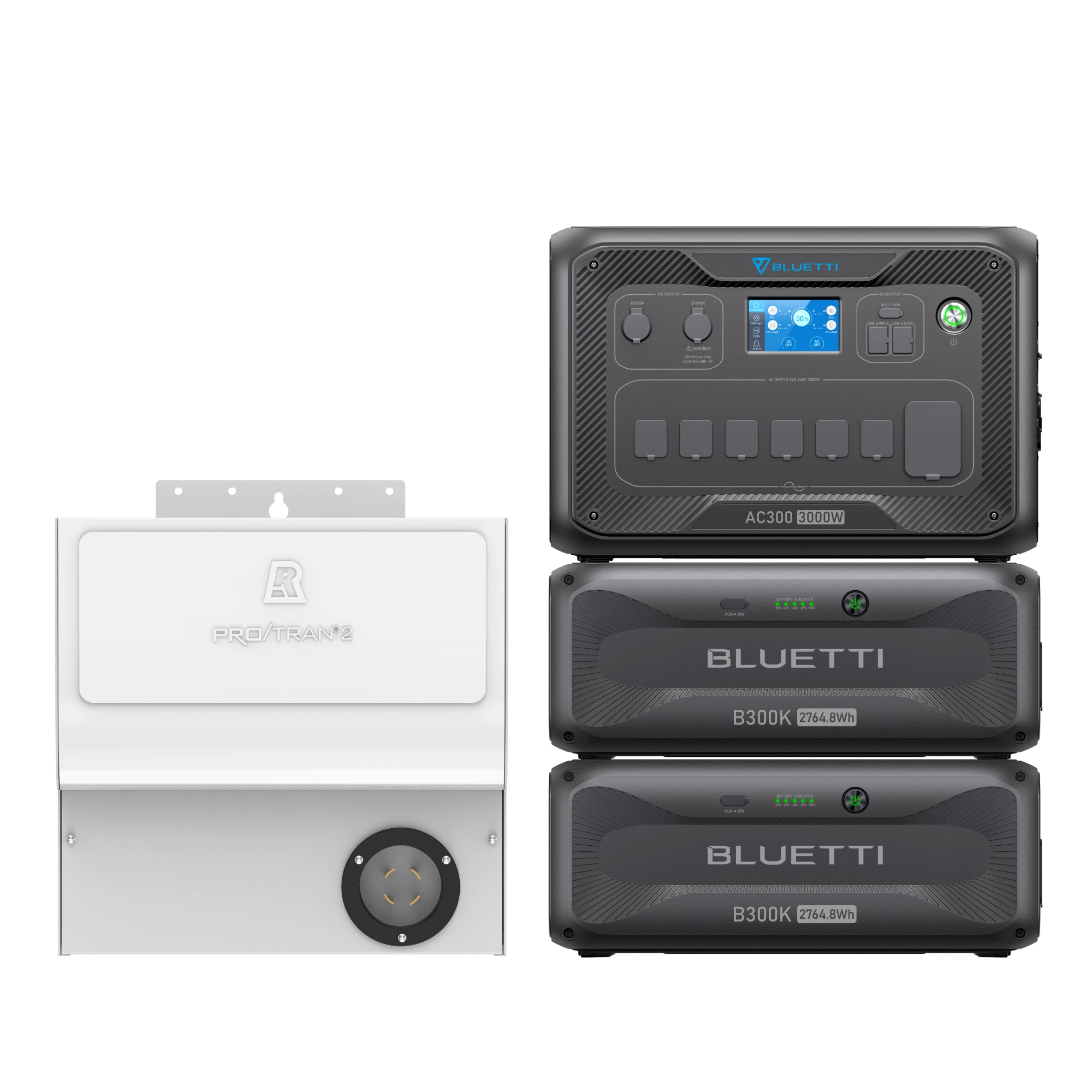 BLUETTI AC300+2*B300K+Home integration Kit (120V) | Home Battery Backup ...