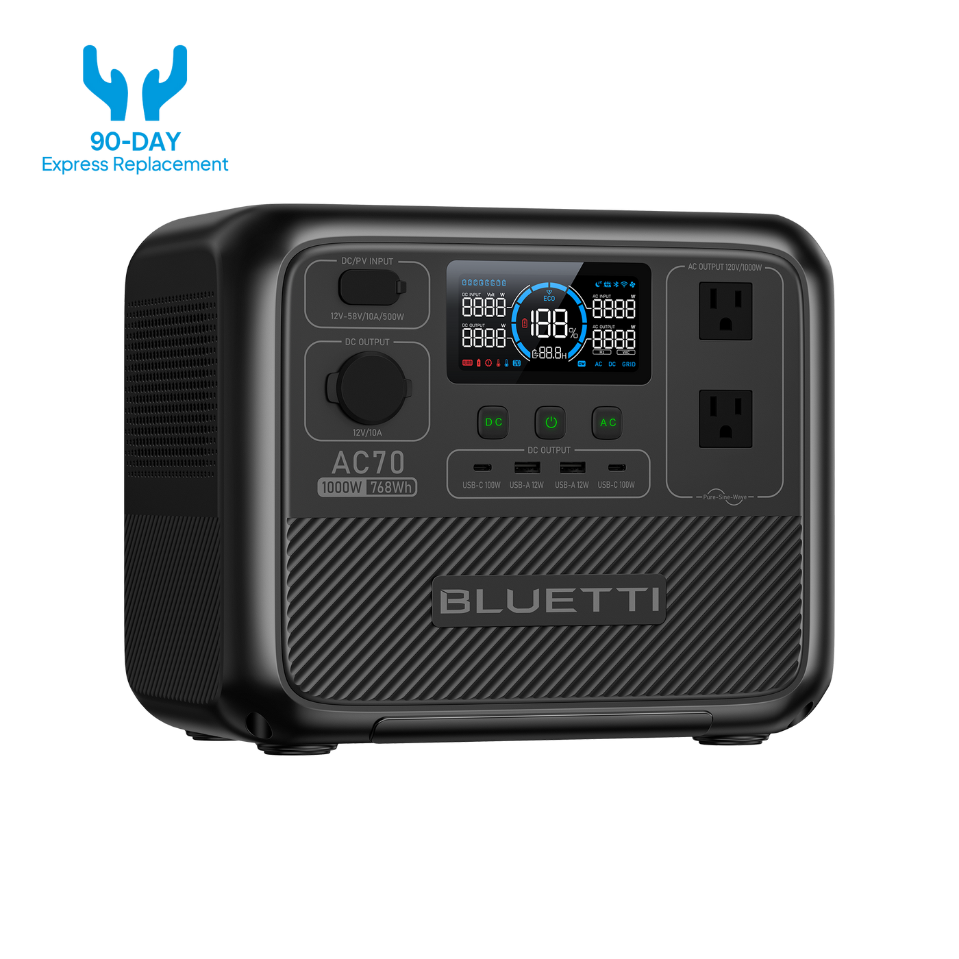 1000W Portable Power Station with Outlet